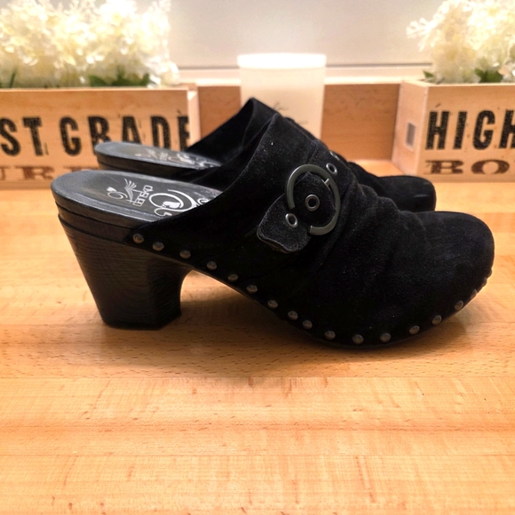 Dansko | Shoes | Dansko Nadine Womens Suede Leather Studded Buckle ...